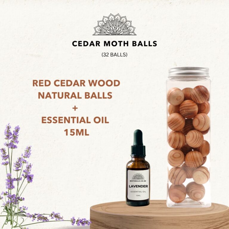 DIY Red Cedar Wood Moth Balls with Essential Oil - Cedar Wood Moth Balls